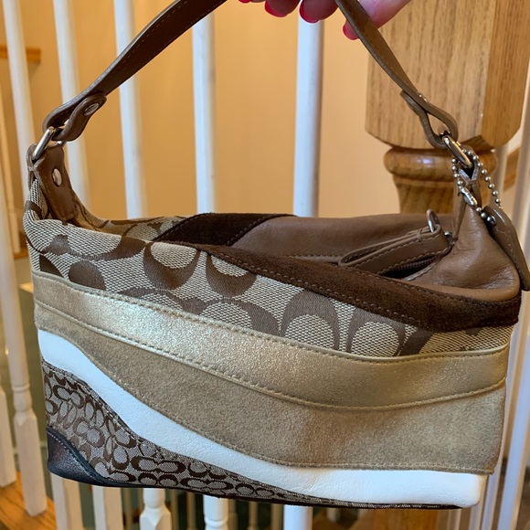 Coach | Bags | Coach Mixed Pattern Bag | Poshmark